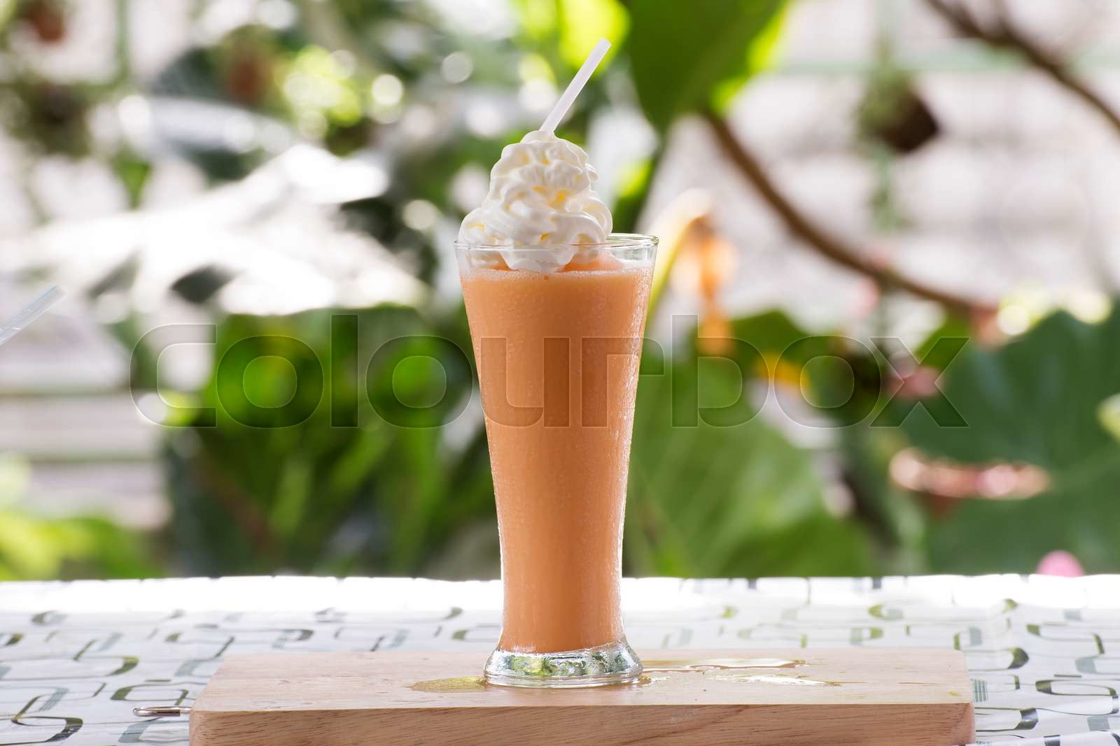 Thai Tea smoothie | Stock image | Colourbox