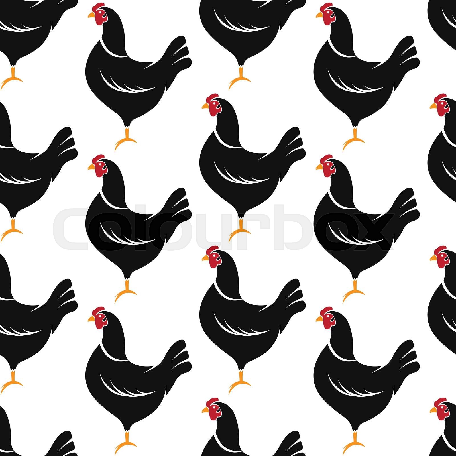 logo, høne, dyr | Stock vektor | Colourbox