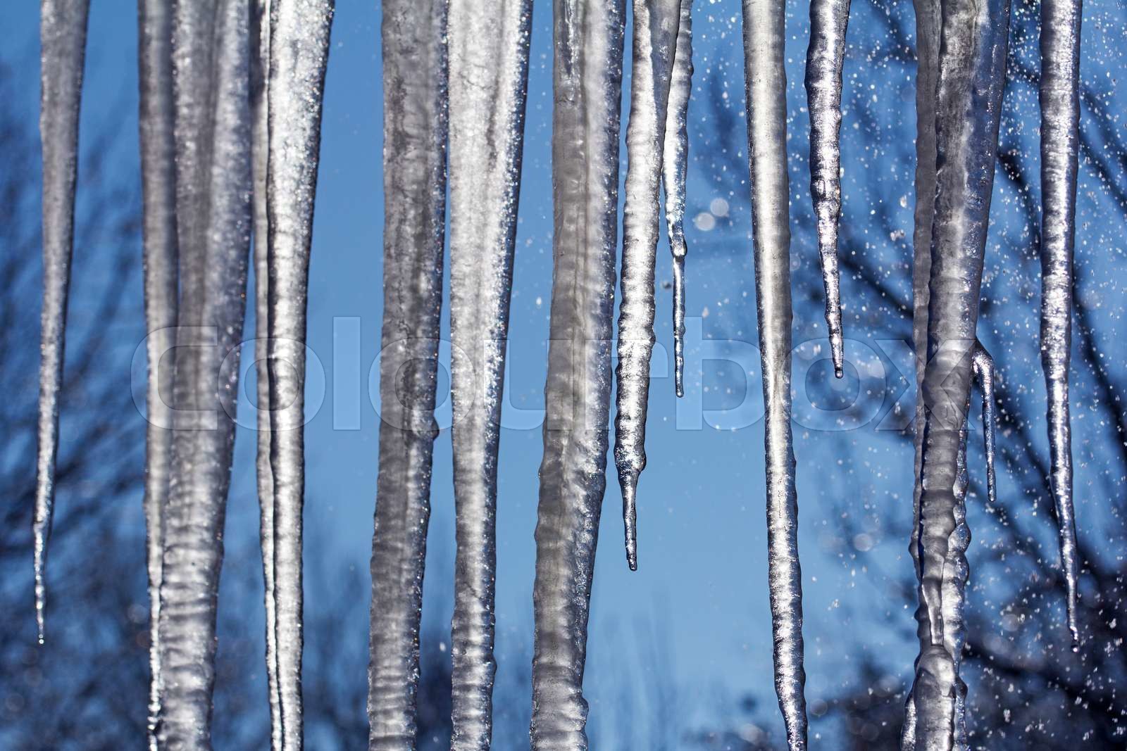 Icicles Melting | Stock image | Colourbox