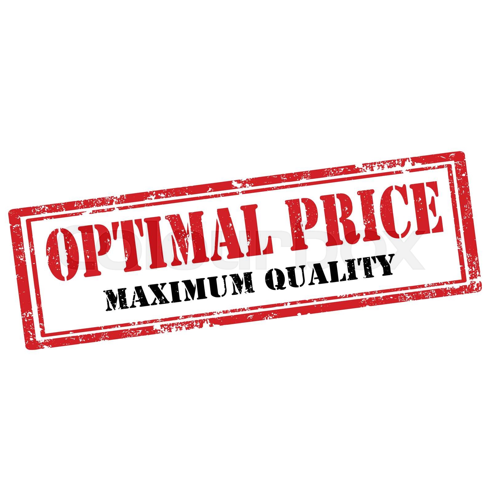 Optimal Prices-stamp | Stock vector | Colourbox