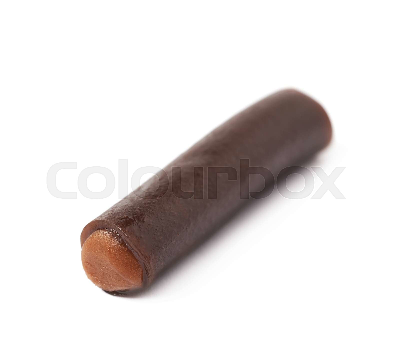 Brown licorice stick isolated | Stock image | Colourbox