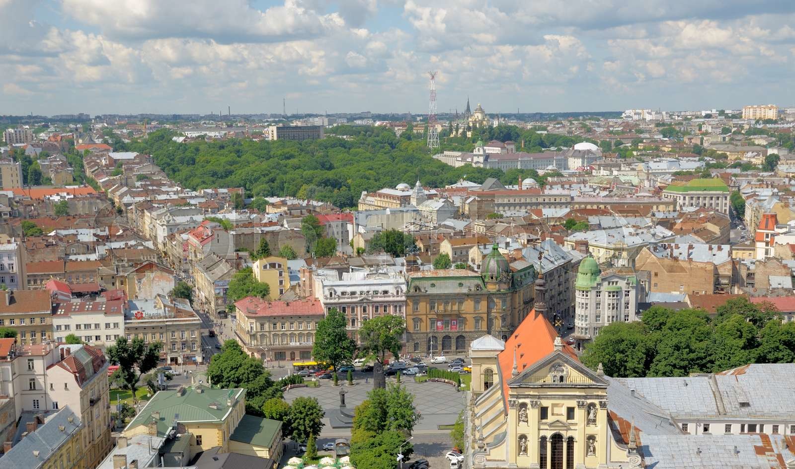 Panorama Lviv. | Stock image | Colourbox