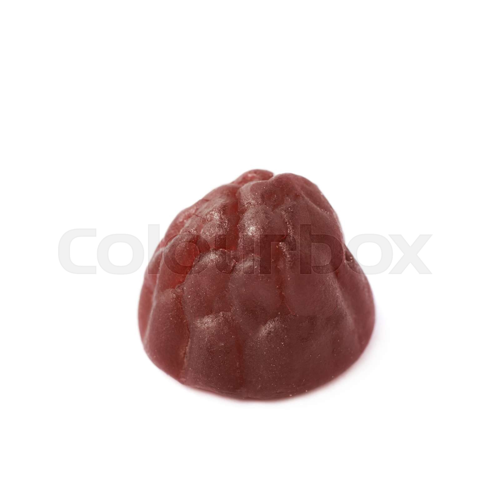 Berry shaped candy isolated | Stock image | Colourbox
