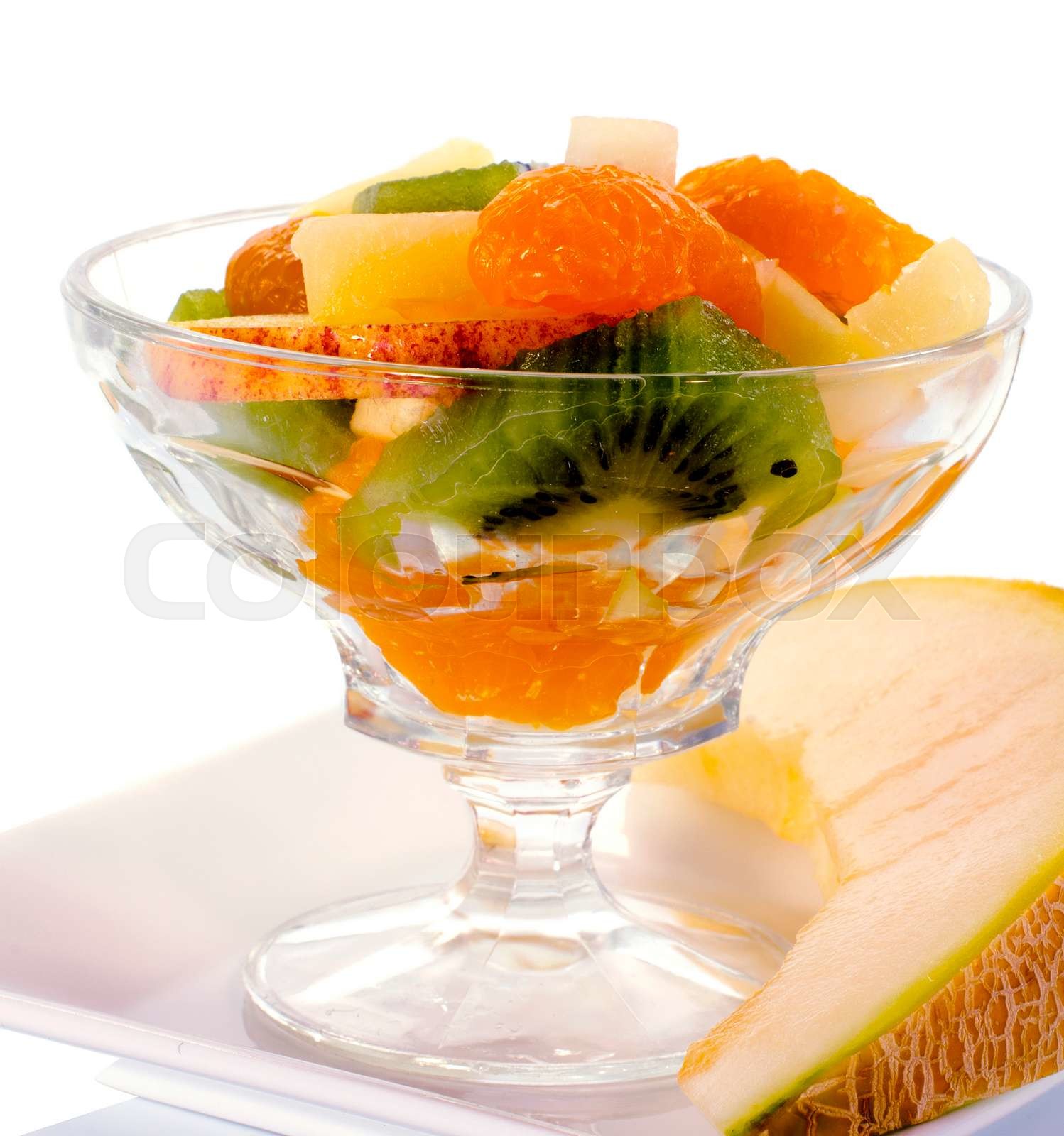 fresh fruit cocktail | Stock image | Colourbox