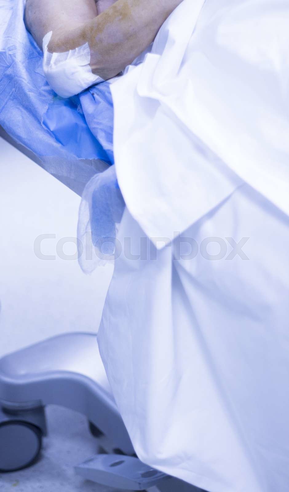 Hospital surgery operating room bed | Stock image | Colourbox