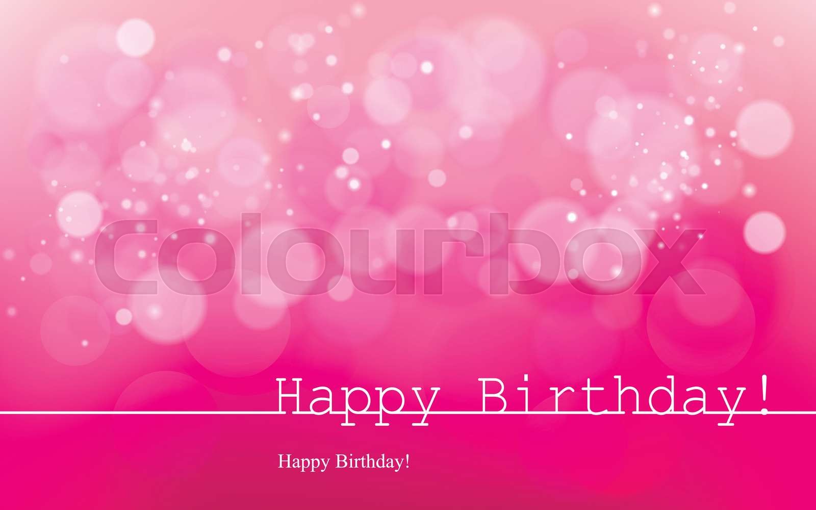 Happy Birthday bw | Stock vector | Colourbox