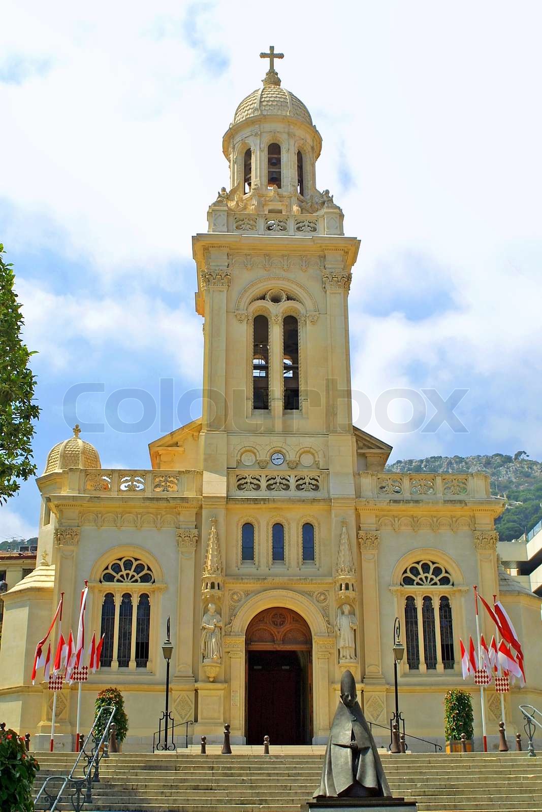 Church of Saint-Charles in Monte Carlo, Monaco | Stock image | Colourbox