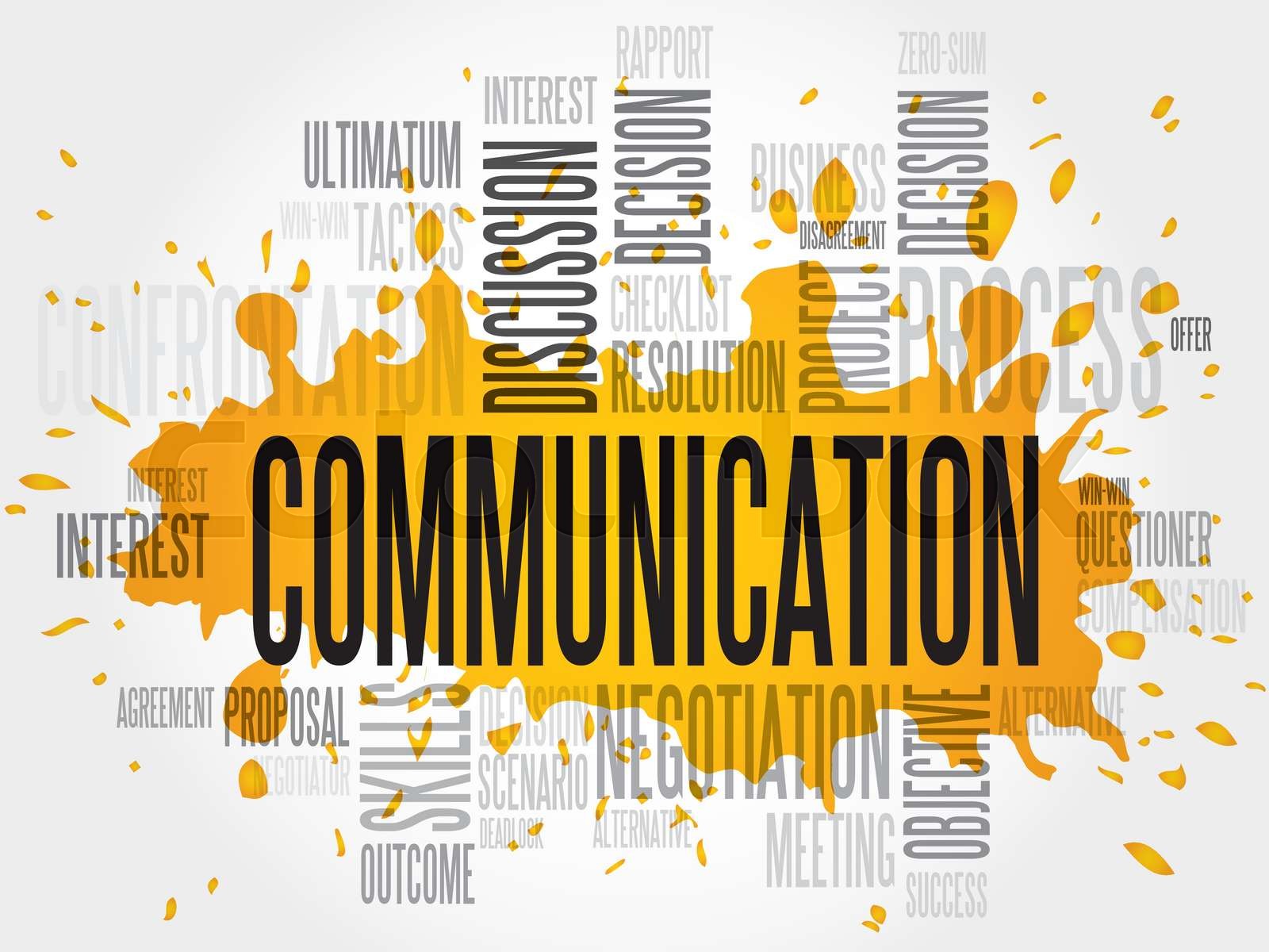 COMMUNICATION word cloud | Stock vector | Colourbox
