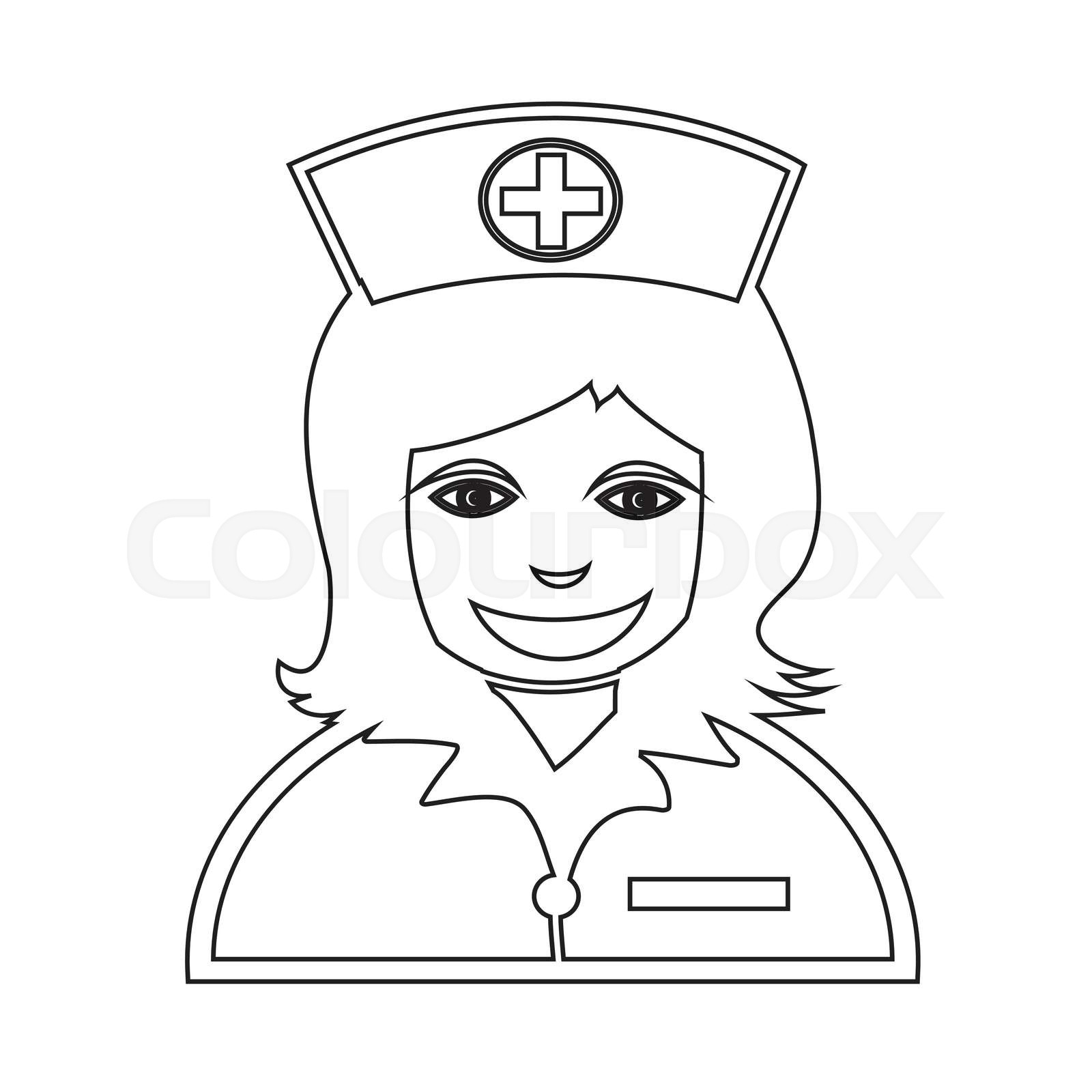 krankenschwester, cartoon, pflegen | Stock-Vektor | Colourbox