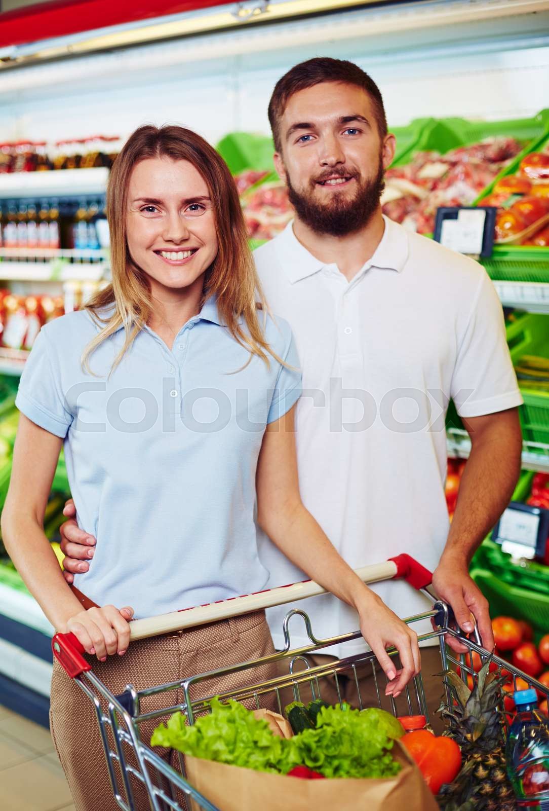 Shopping together | Stock image | Colourbox