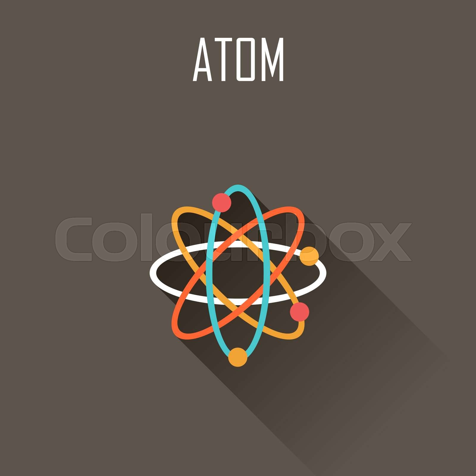 atom, vektor, modell | Stock-Vektor | Colourbox