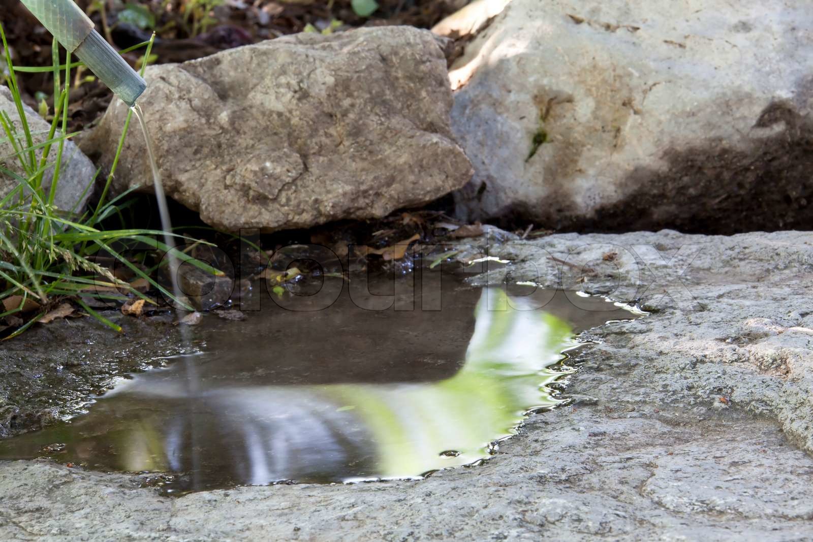 dripping water | Stock image | Colourbox