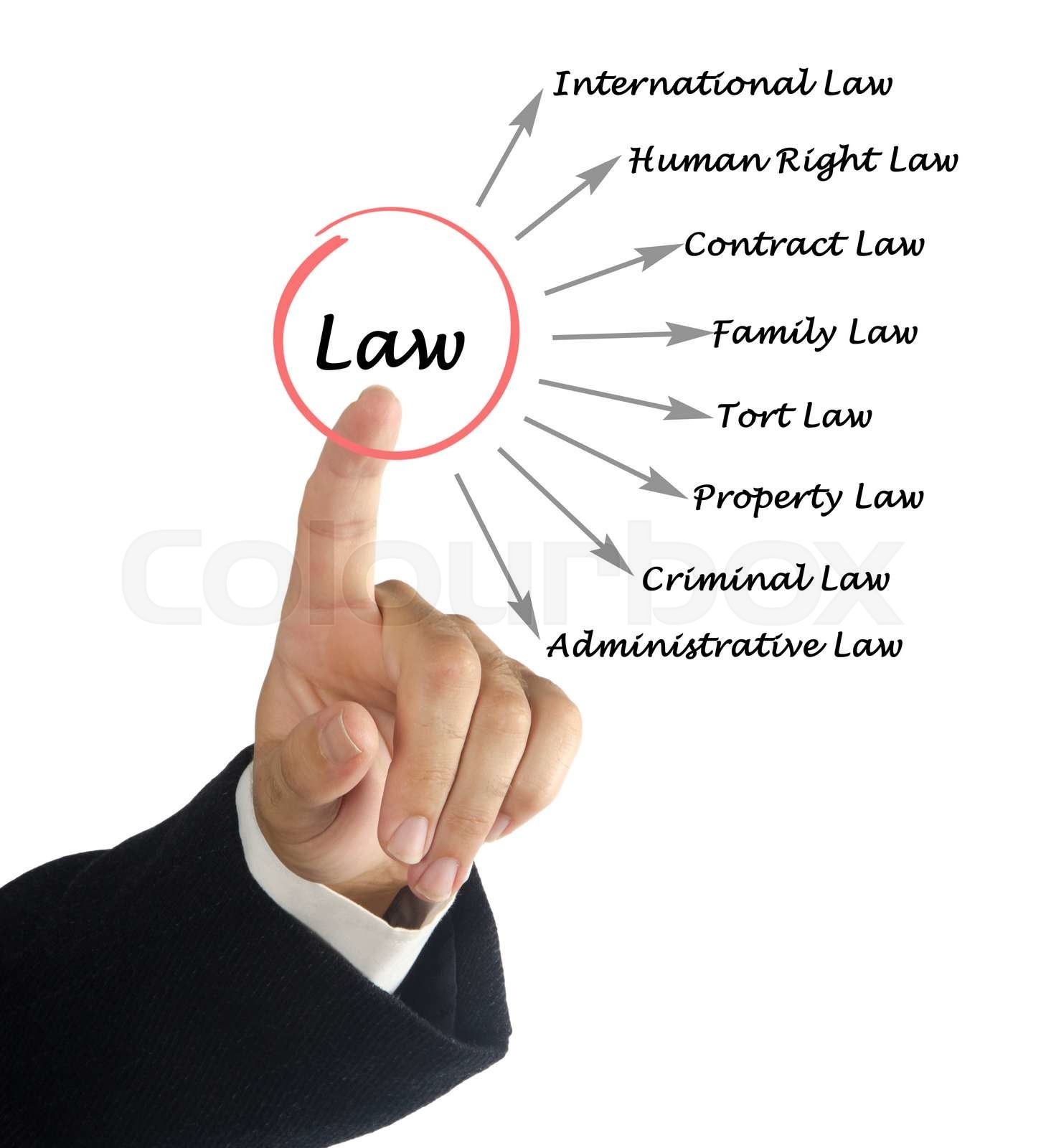 Diagram of law | Stock image | Colourbox