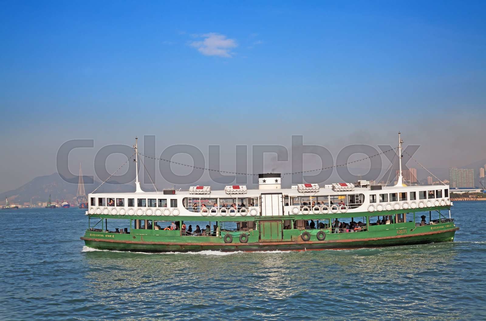 Hong Kong ferry | Stock image | Colourbox
