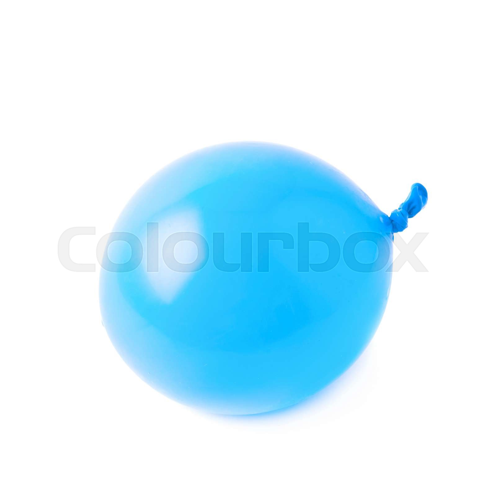 Water filled air balloon isolated | Stock image | Colourbox