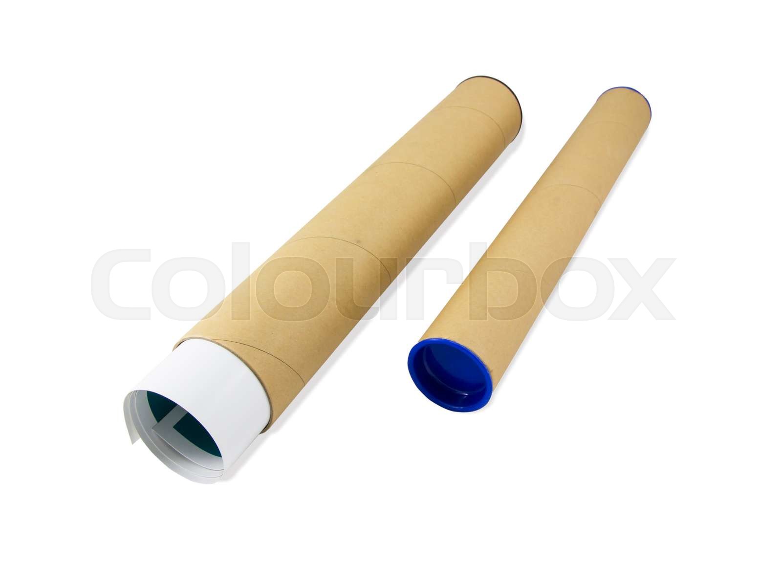 Paper roll containers | Stock image | Colourbox