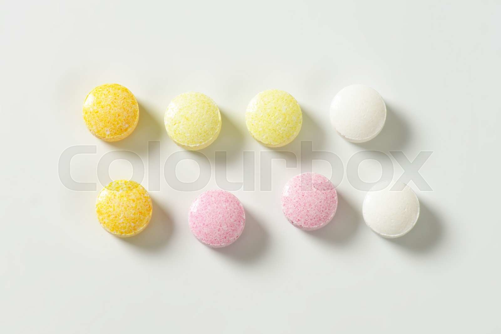 Fruit flavor pressed sugar candy | Stock image | Colourbox