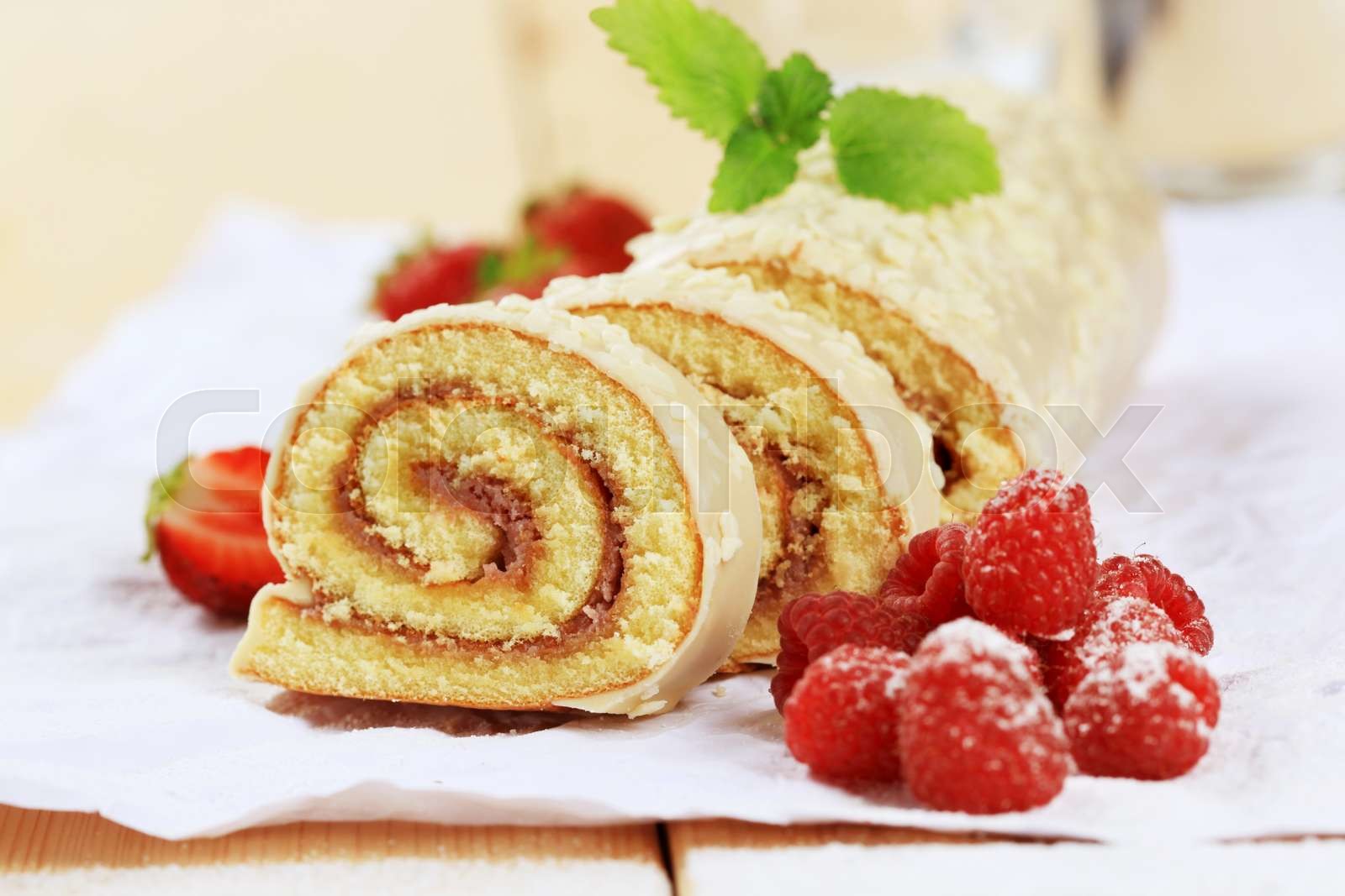 Swiss roll | Stock image | Colourbox
