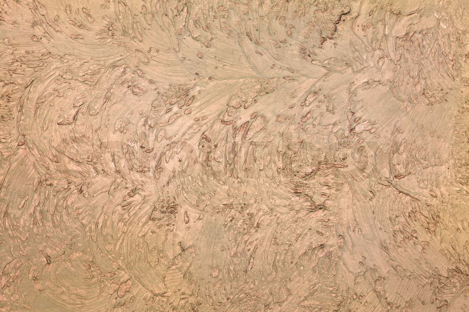 large texture of wall painted beige with gloss | Stock image | Colourbox