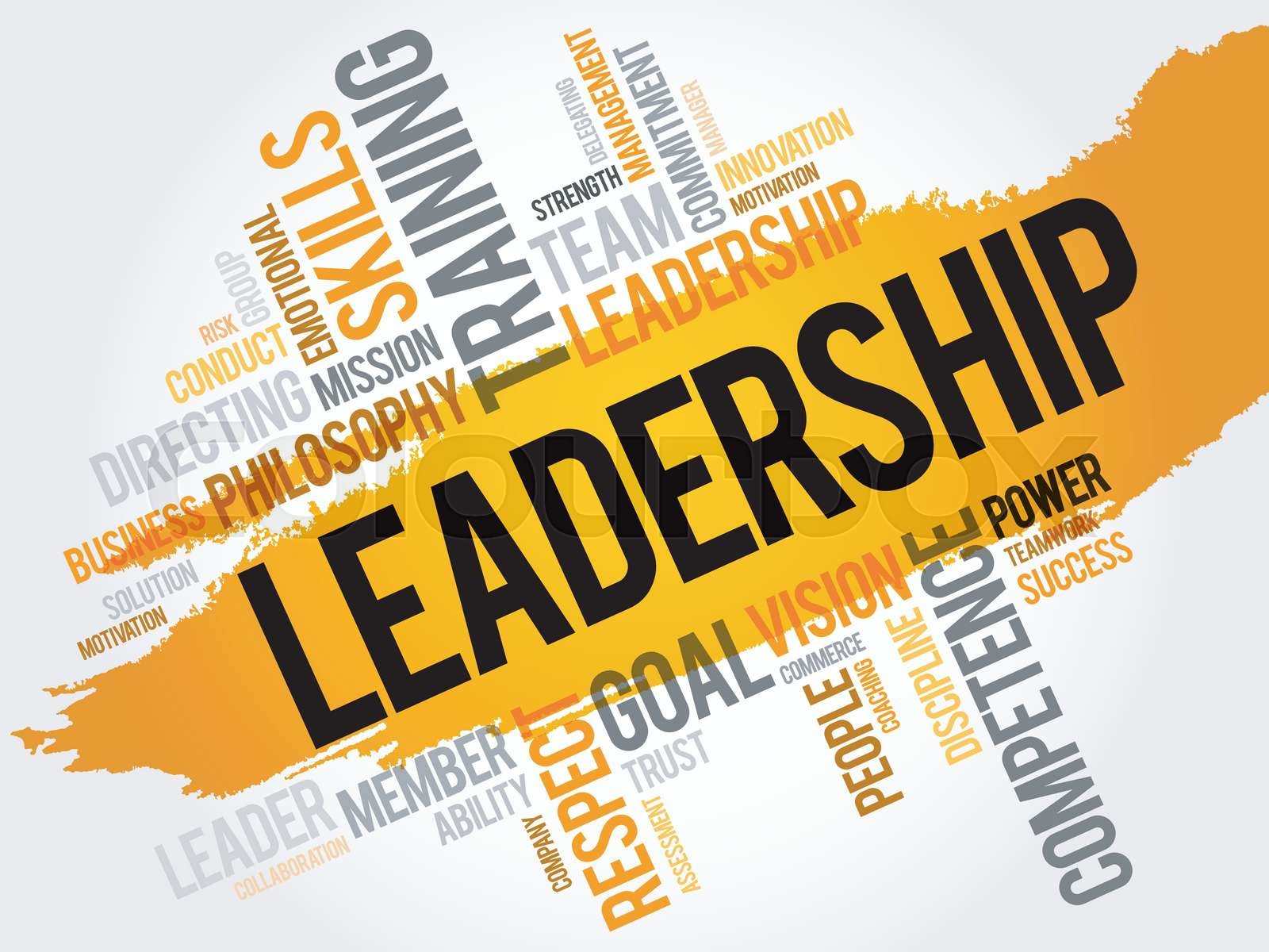 LEADERSHIP word cloud | Stock vector | Colourbox