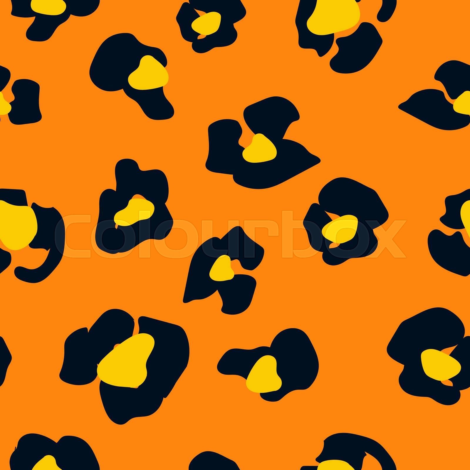 Seamless pattern of jaguar spots. Natural textures.Seamless animal ...