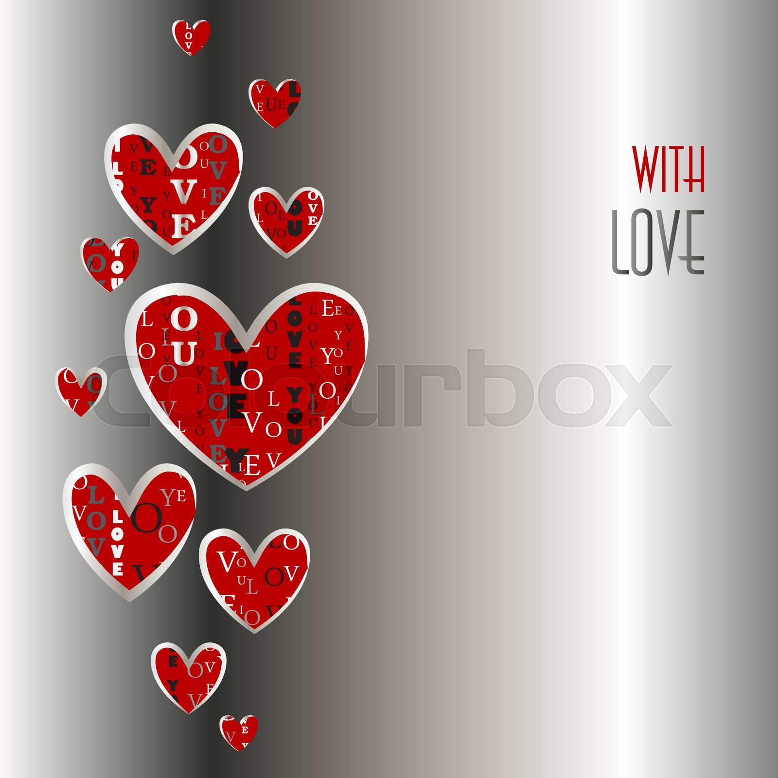 hjerte, symbol, forhold | Stock vektor | Colourbox
