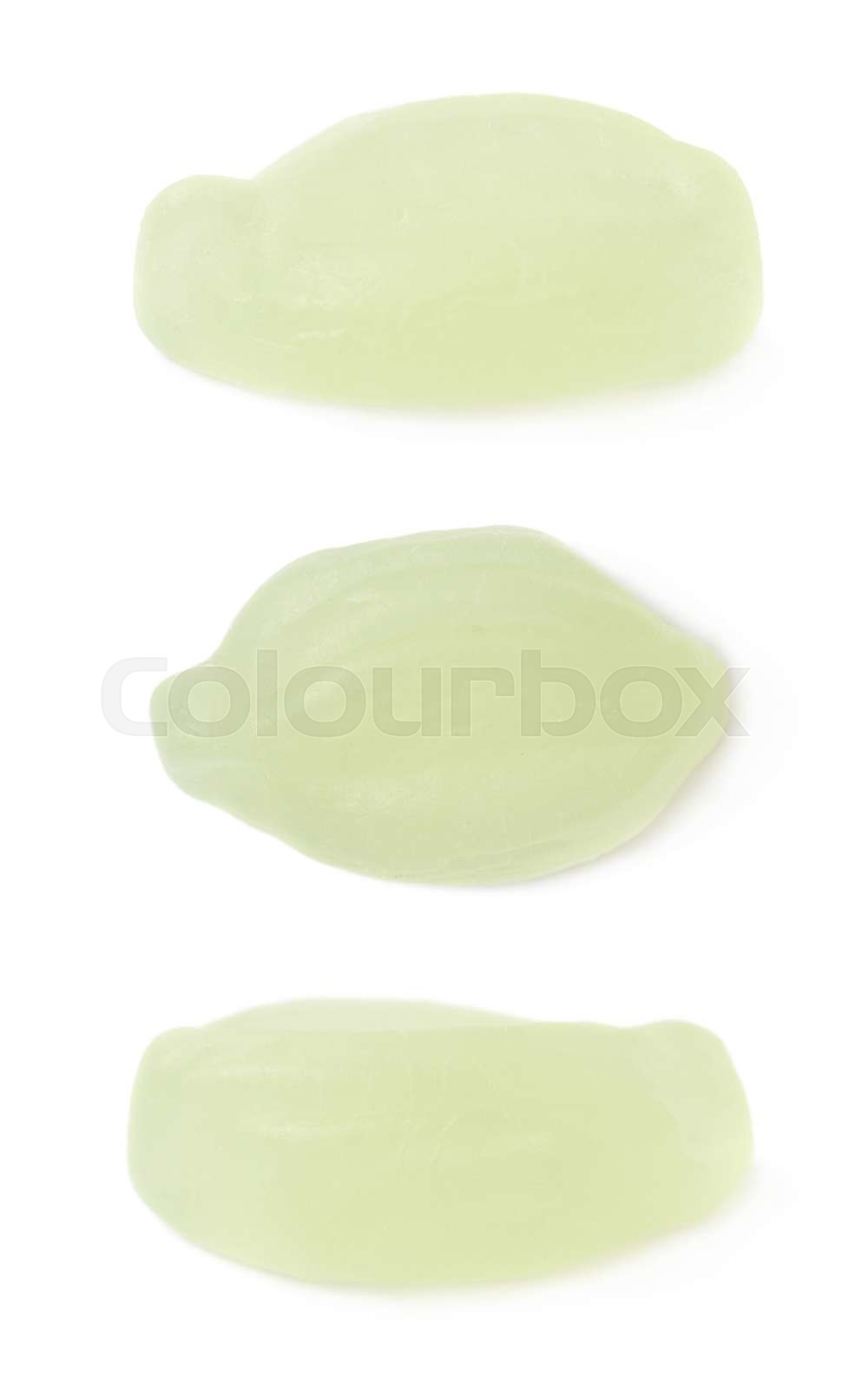 Lemon shaped candy isolated | Stock image | Colourbox