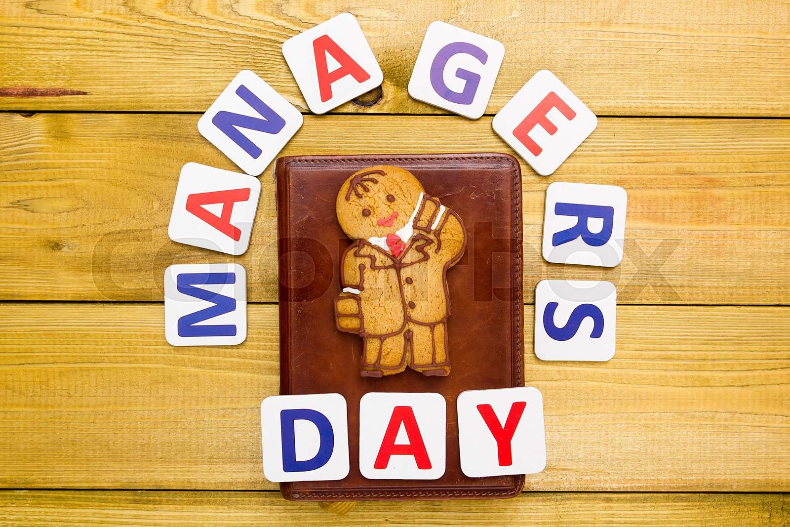 Congratulations to the manager | Stock image | Colourbox