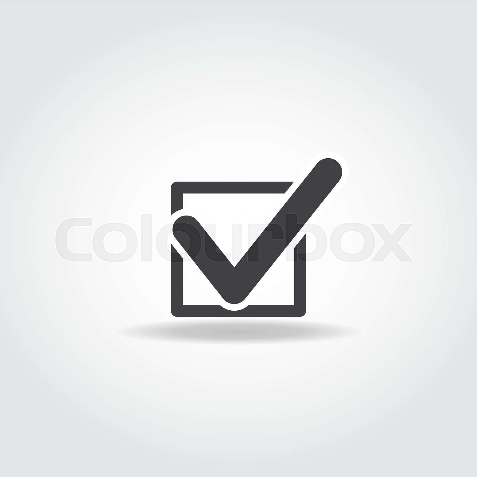 Vote black icon | Stock vector | Colourbox