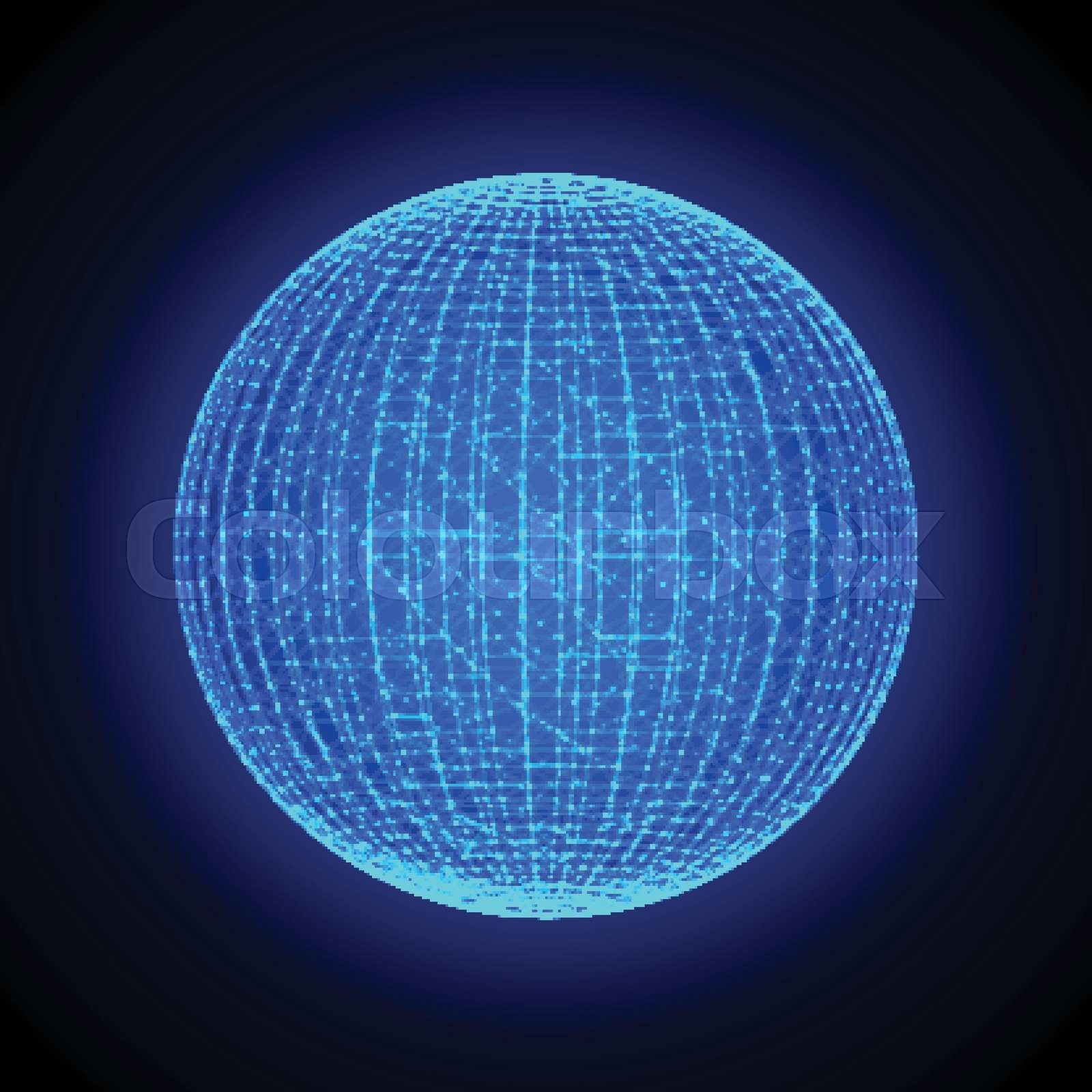 3d sphere | Stock vector | Colourbox