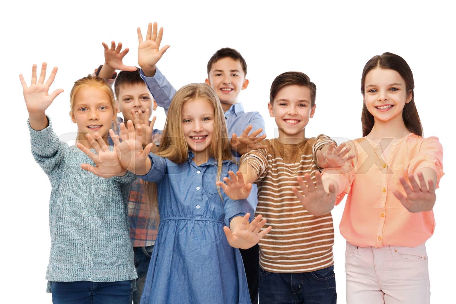 Happy Children Smiling
