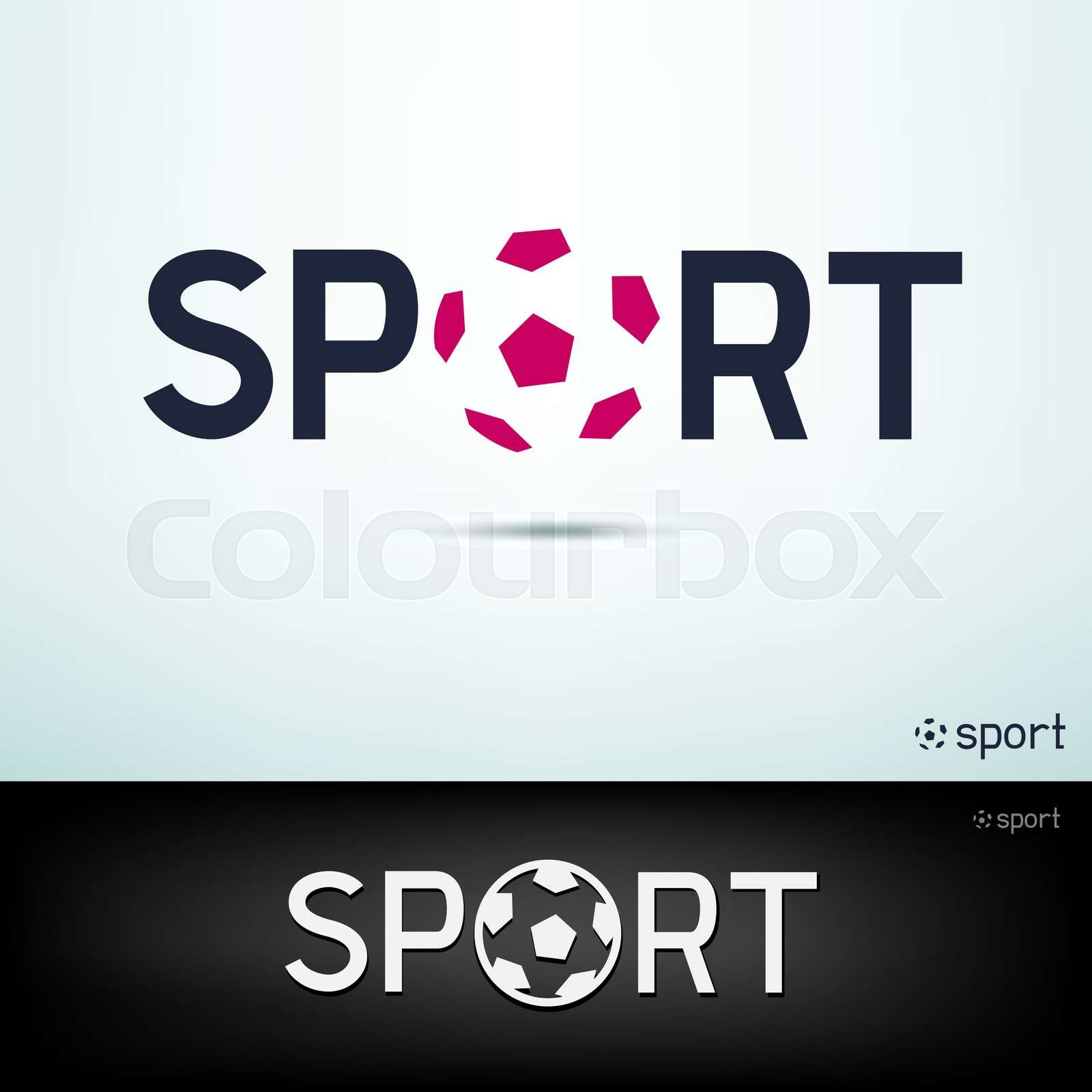 simple sport text | Stock vector | Colourbox