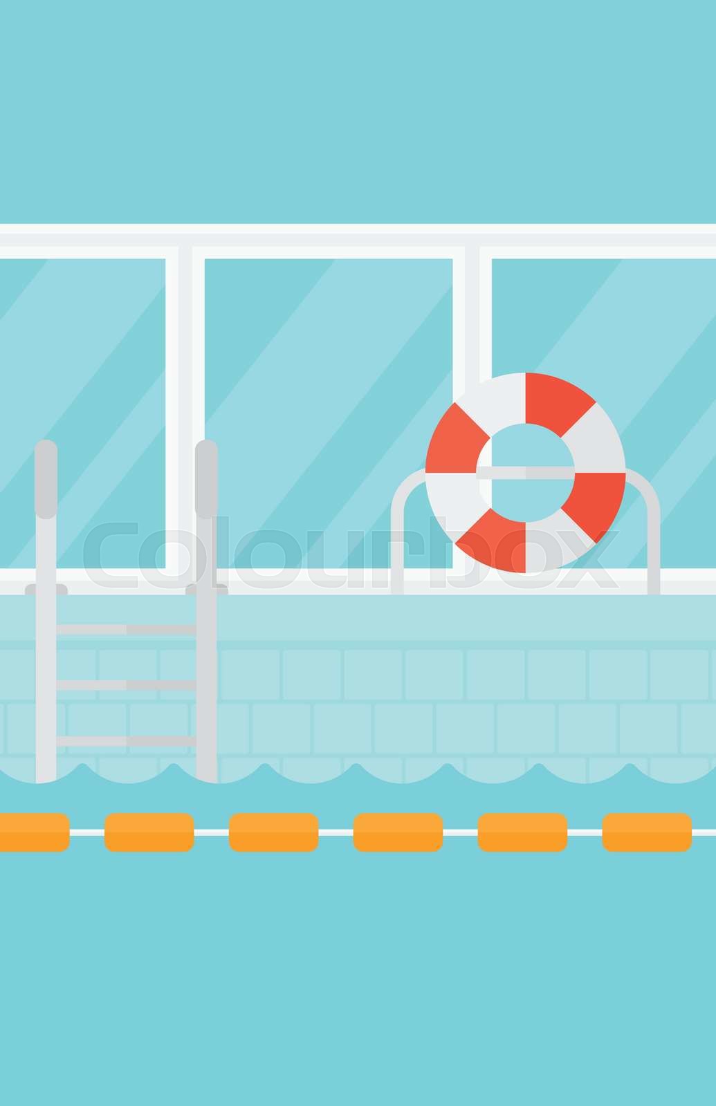 Background of swimming pool. | Stock vector | Colourbox