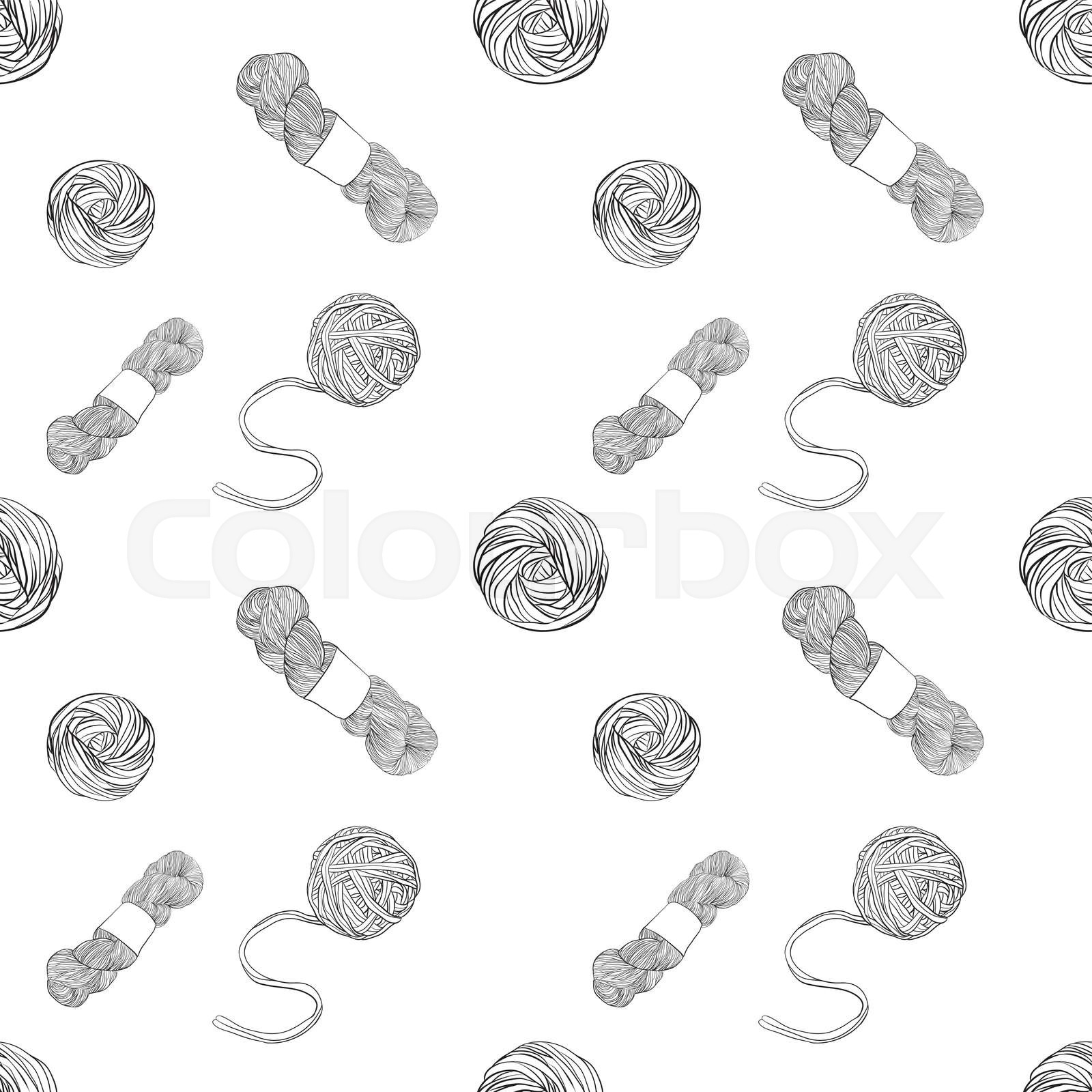 Yarn | Stock vector | Colourbox