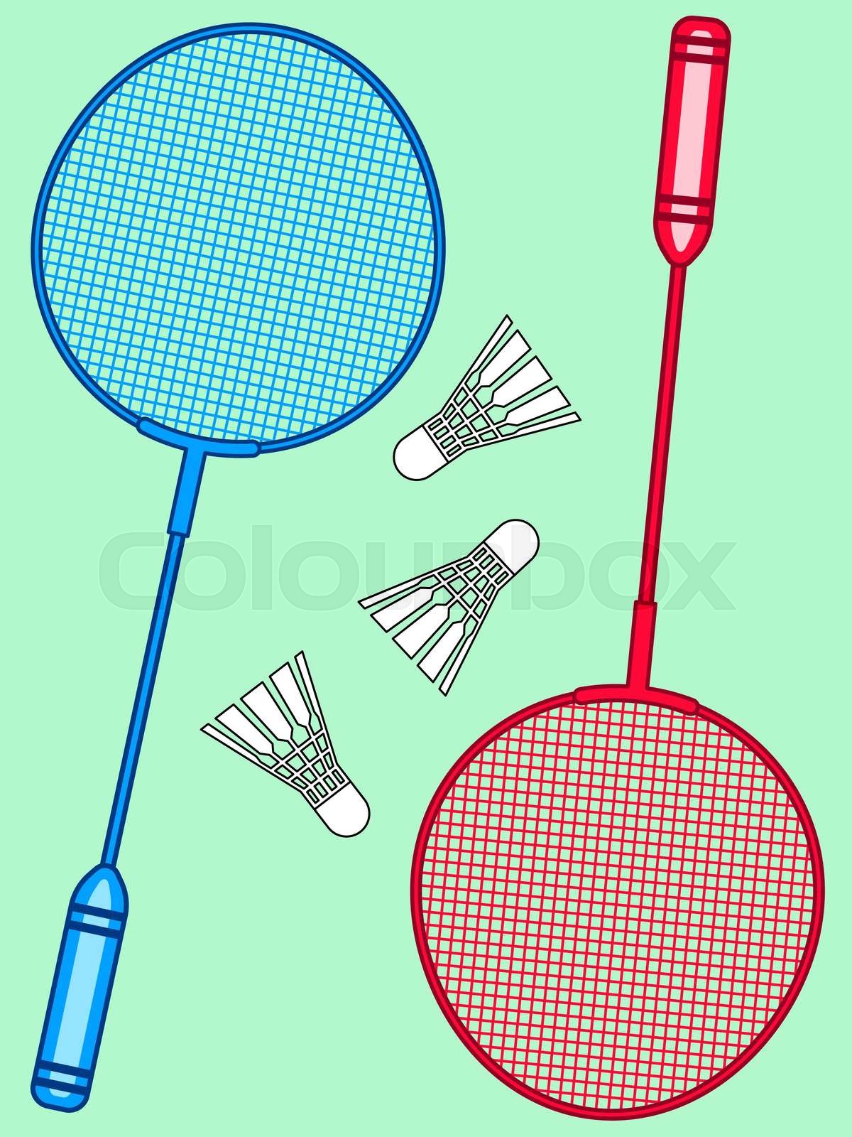 Badminton | Stock vector | Colourbox