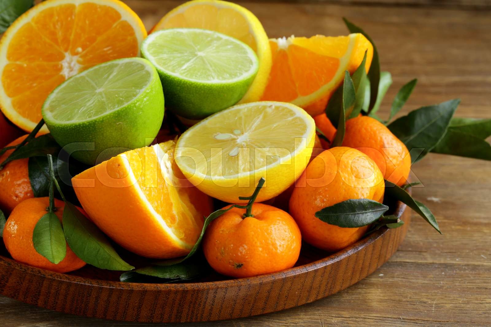 different types of citrus fruits | Stock image | Colourbox