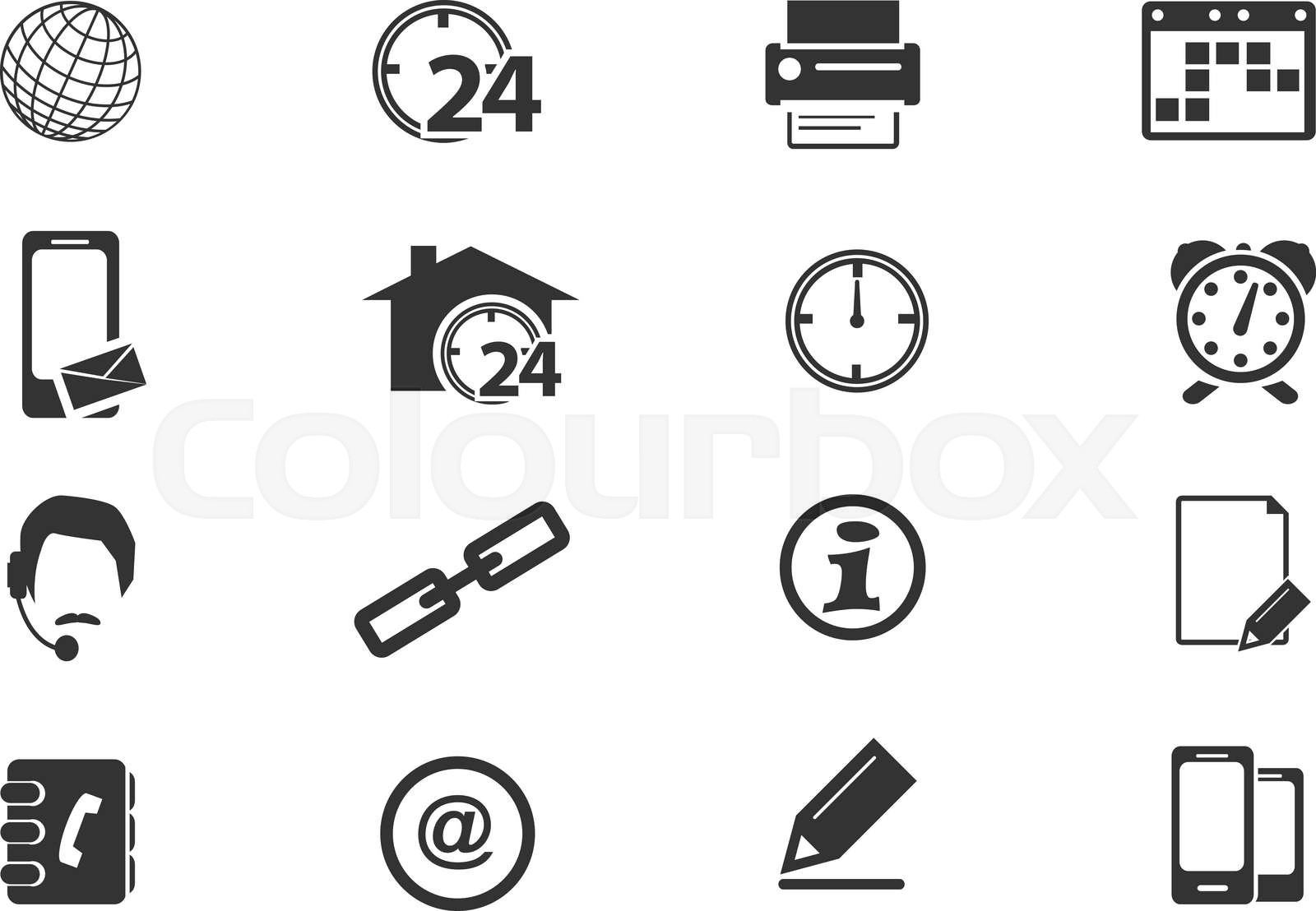 Community icons set | Stock vector | Colourbox