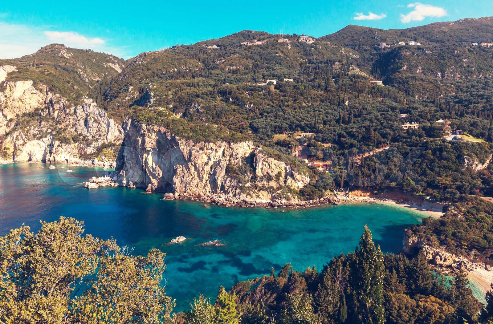 Corfu coast | Stock image | Colourbox