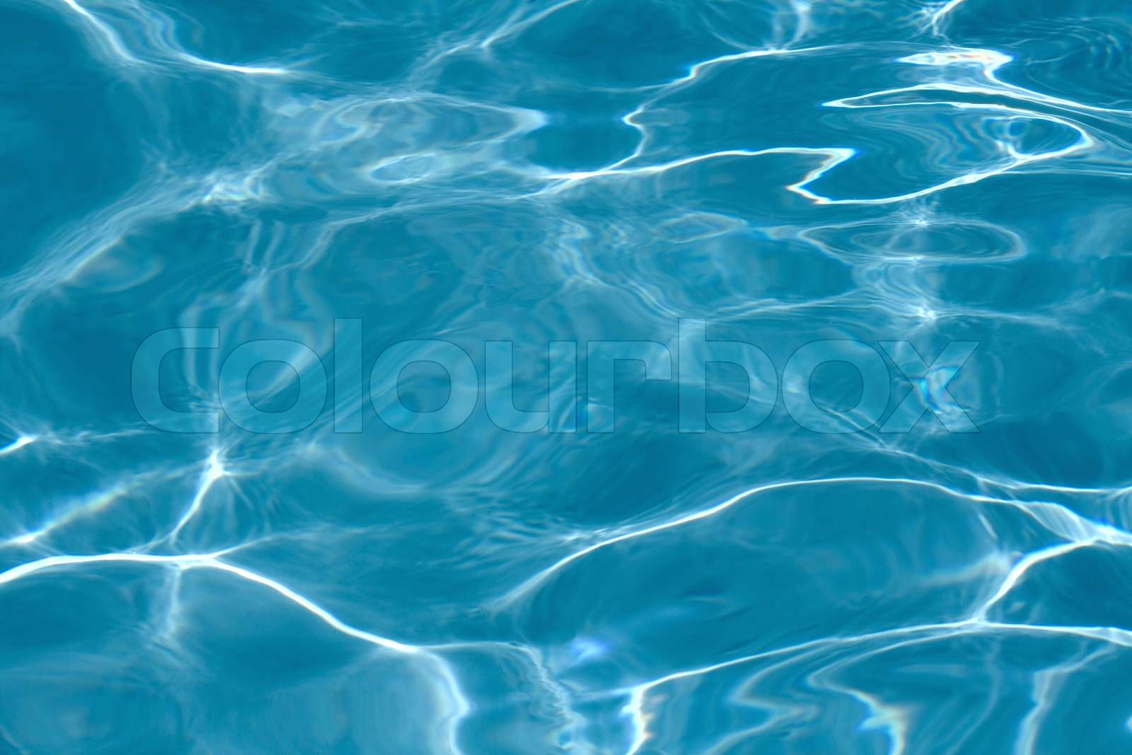 clear water in the swimming pool | Stock image | Colourbox