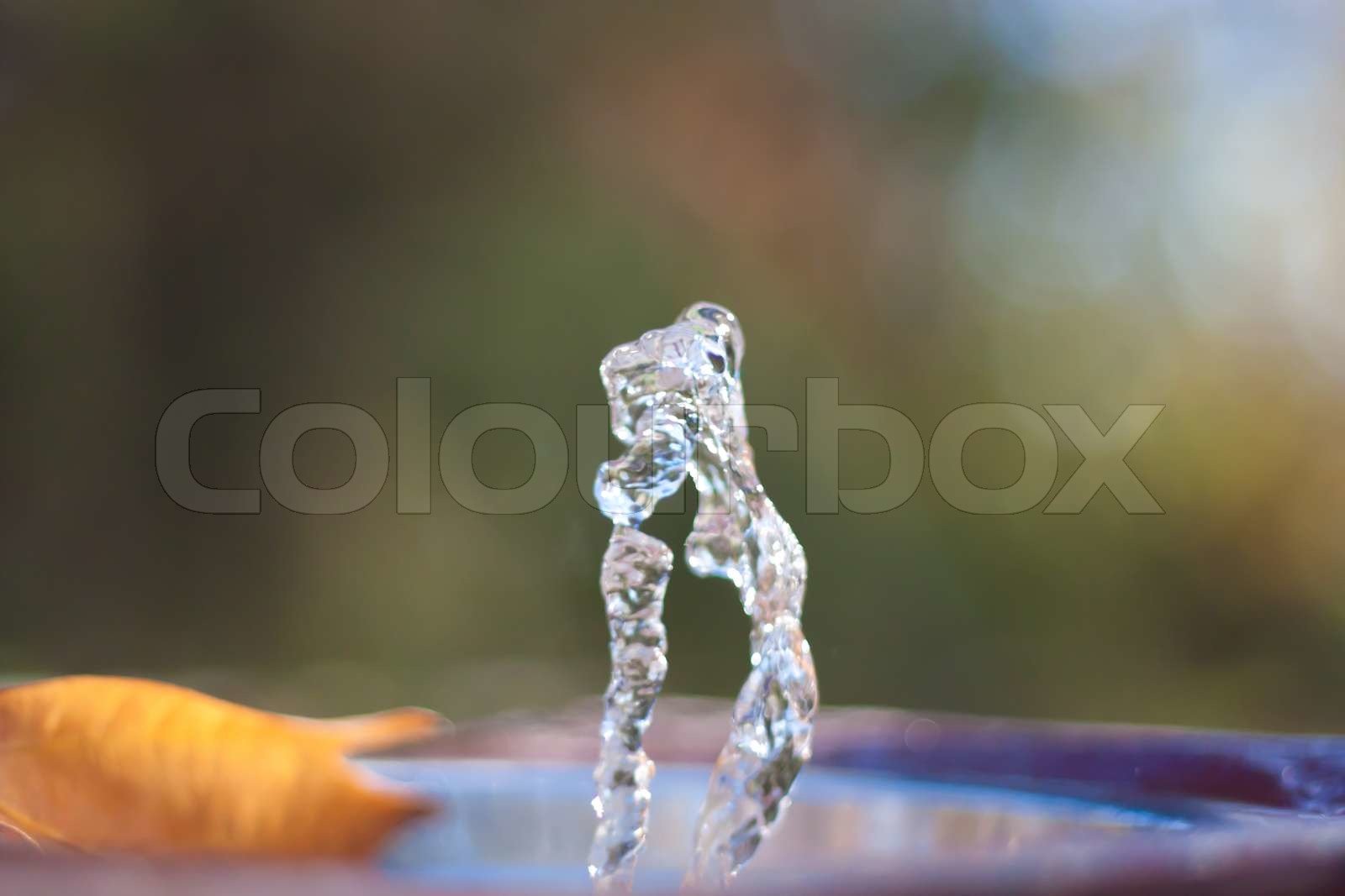 jet of water up | Stock image | Colourbox