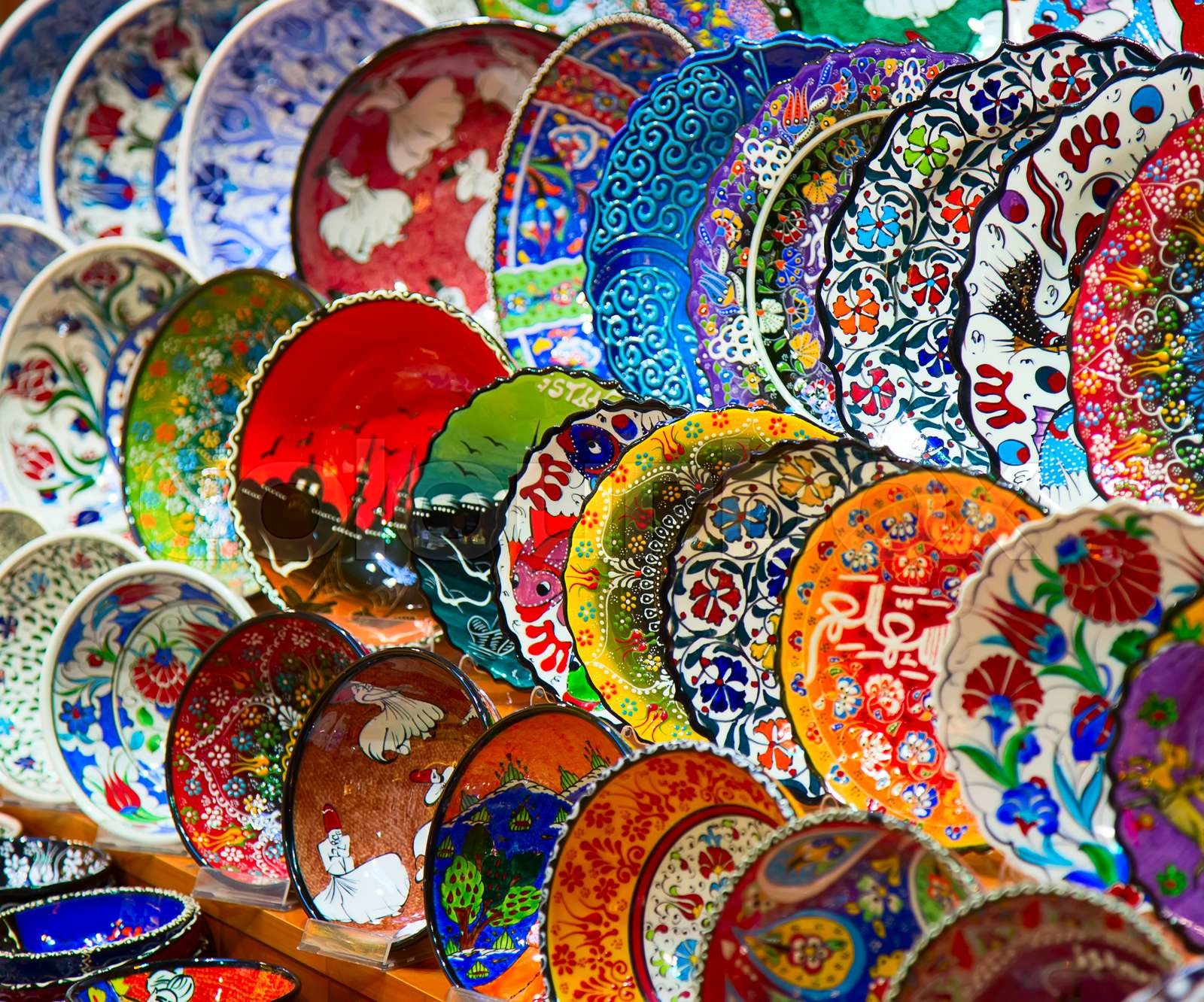 Turkish ceramics | Stock image | Colourbox