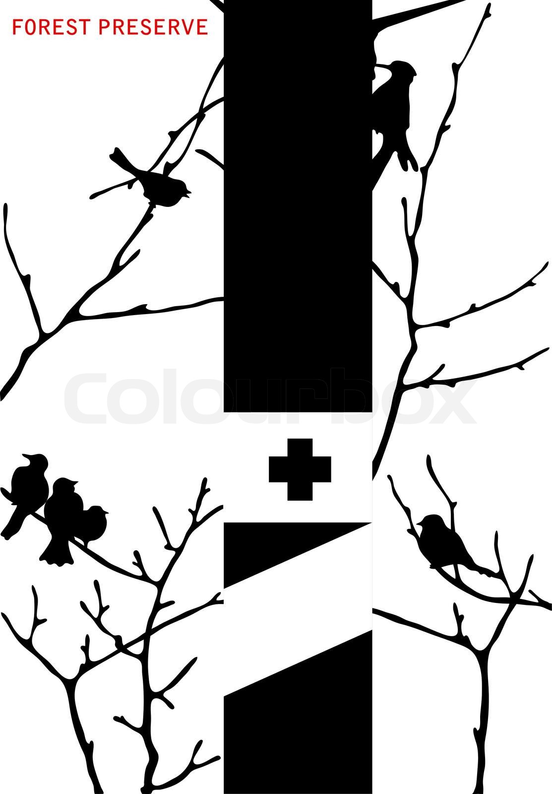 ravn, flyvende, vektor | Stock vektor | Colourbox