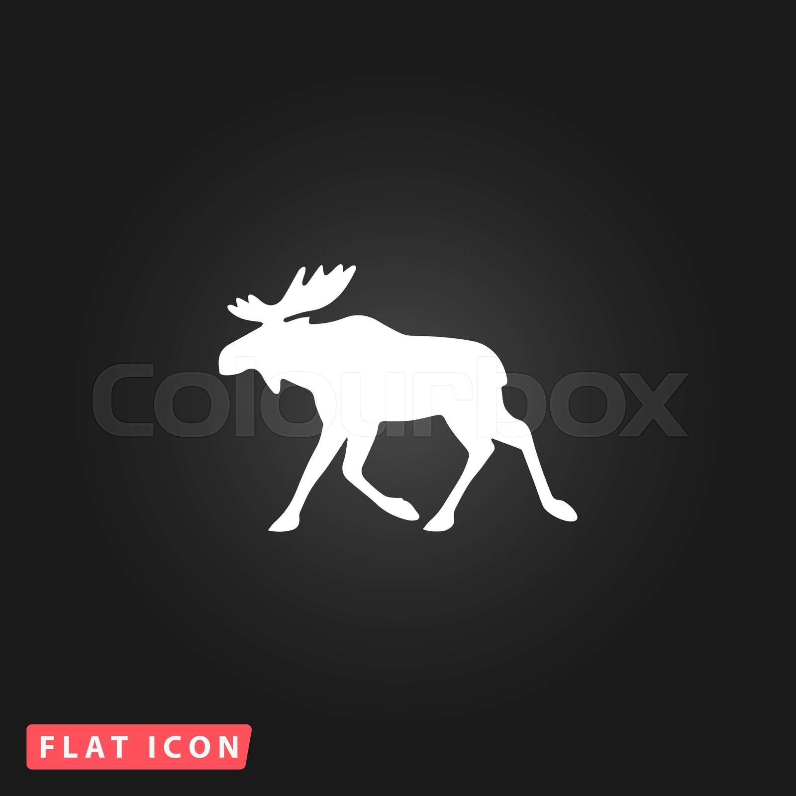 moose vector illustration | Stock vector | Colourbox