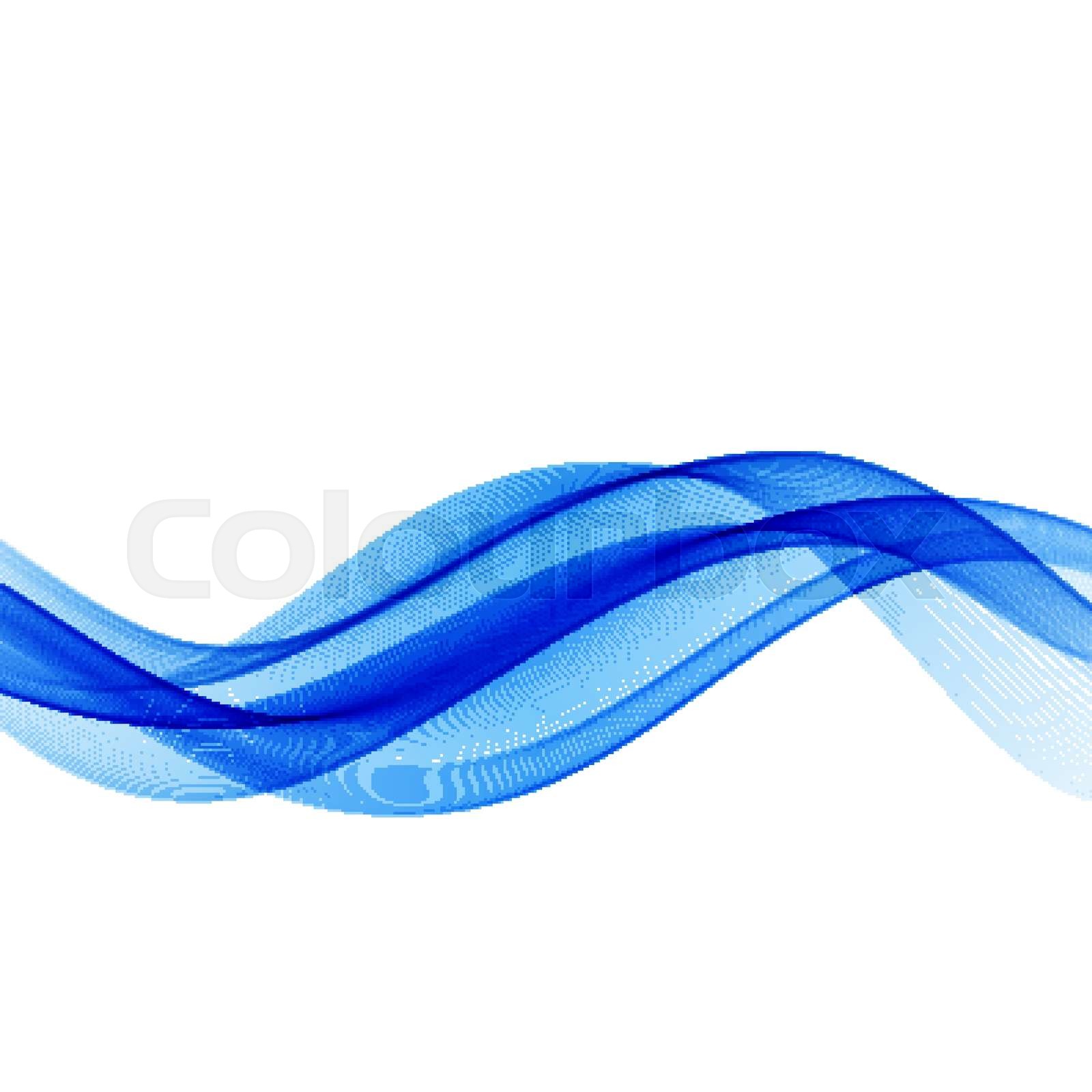 Abstract motion wave illustration | Stock vector | Colourbox