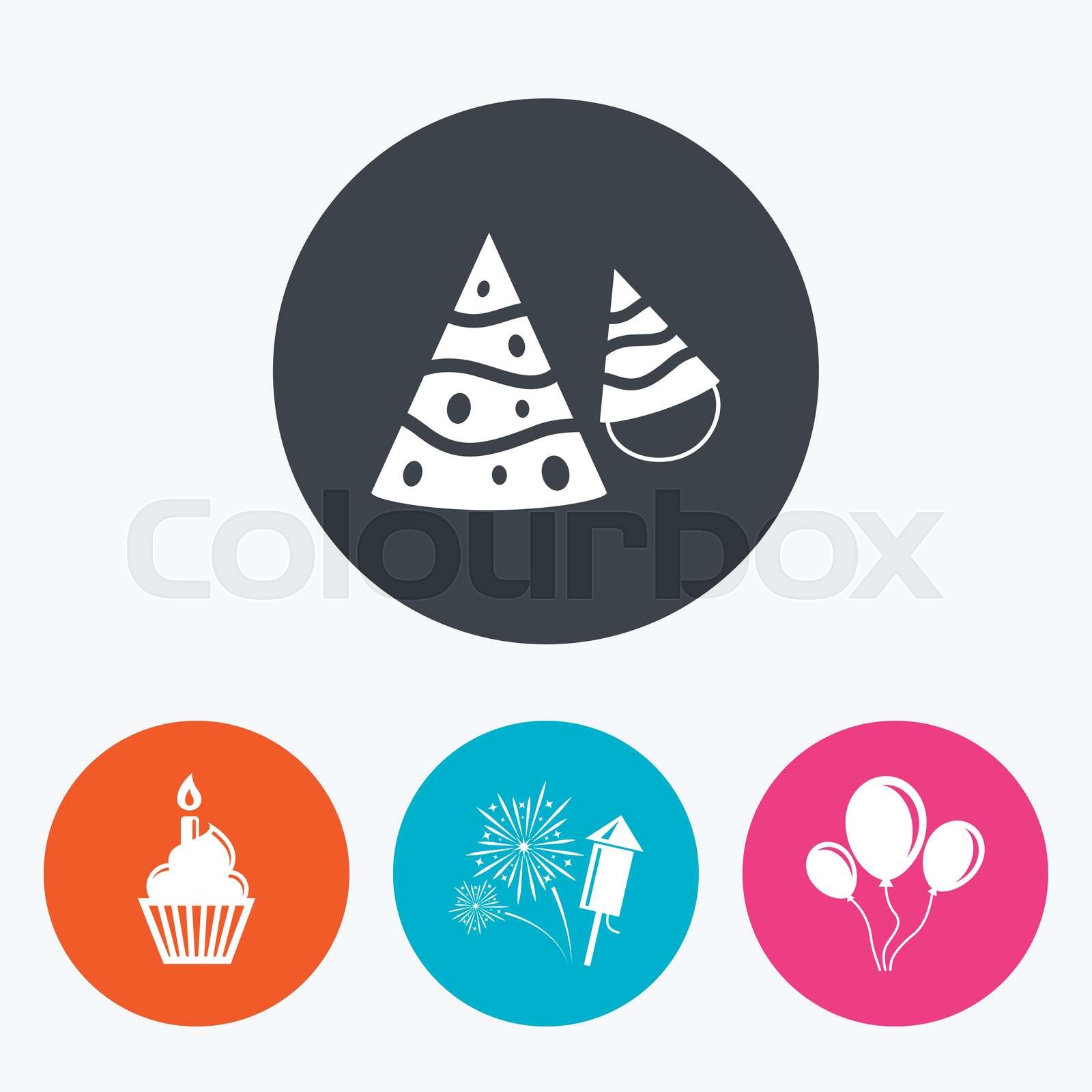 fest, sæt, ikon | Stock vektor | Colourbox