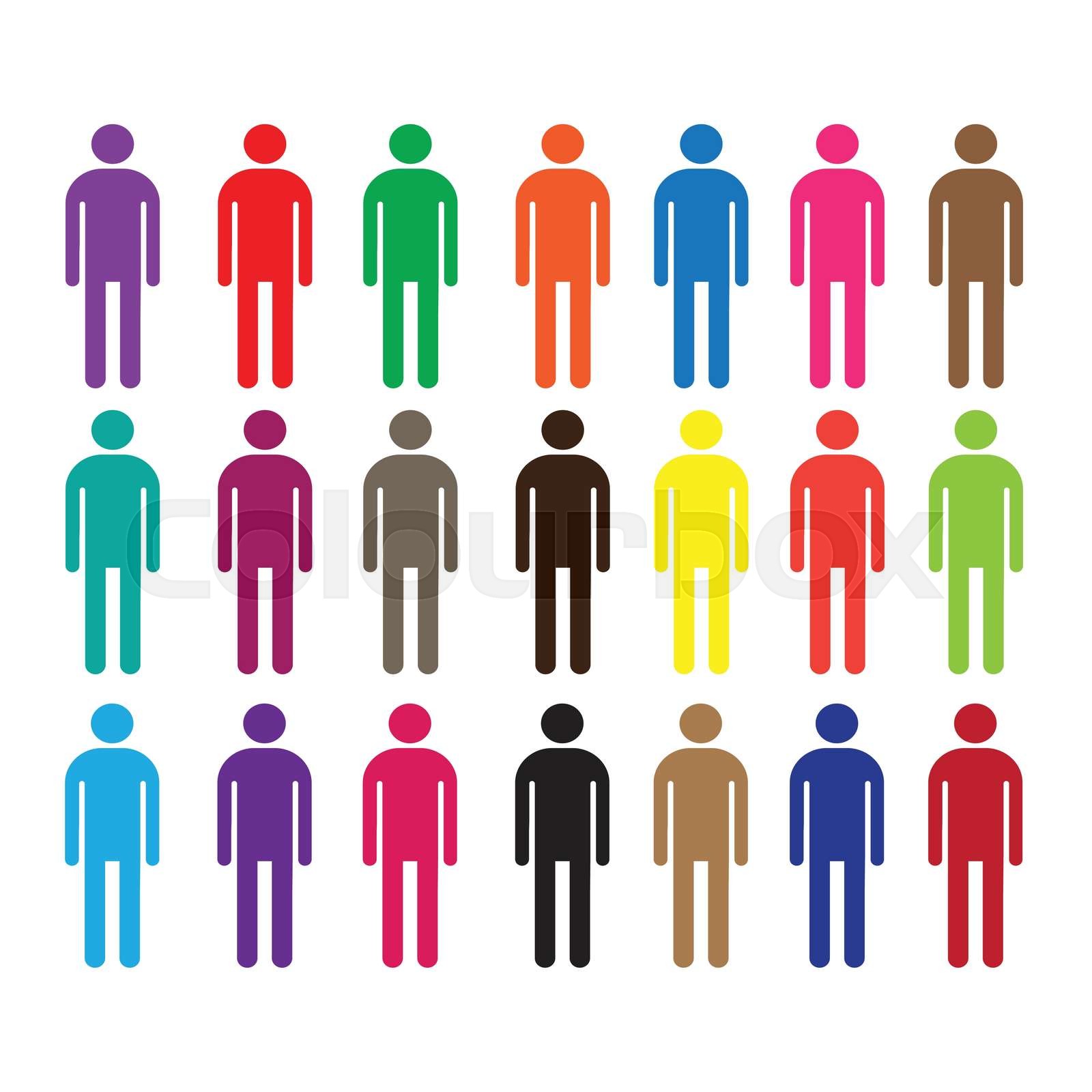 Population People Icon Illustration design | Stock vector | Colourbox