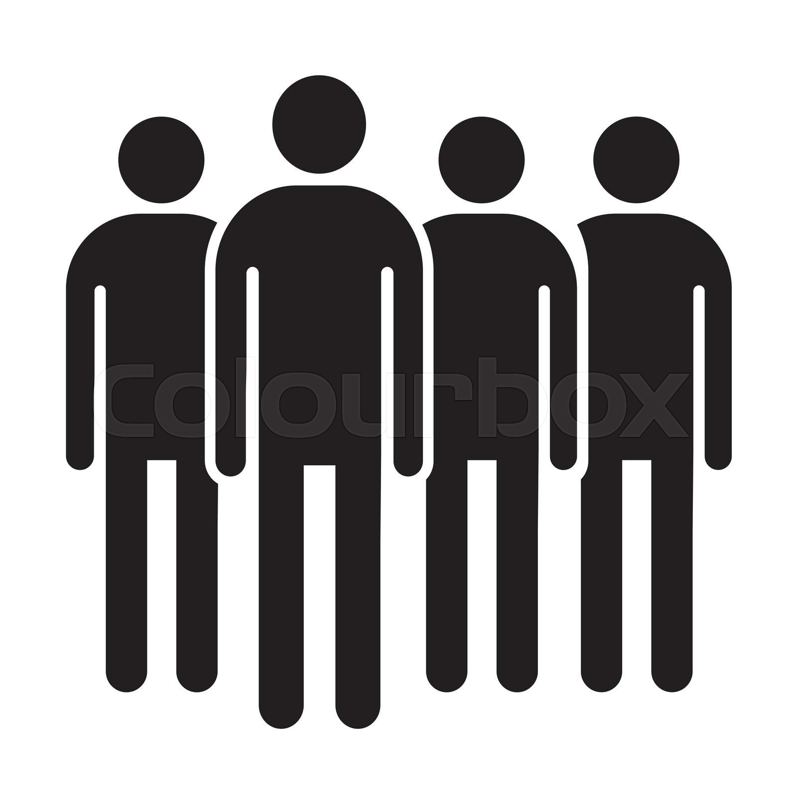 Population People Icon Illustration design | Stock vector | Colourbox