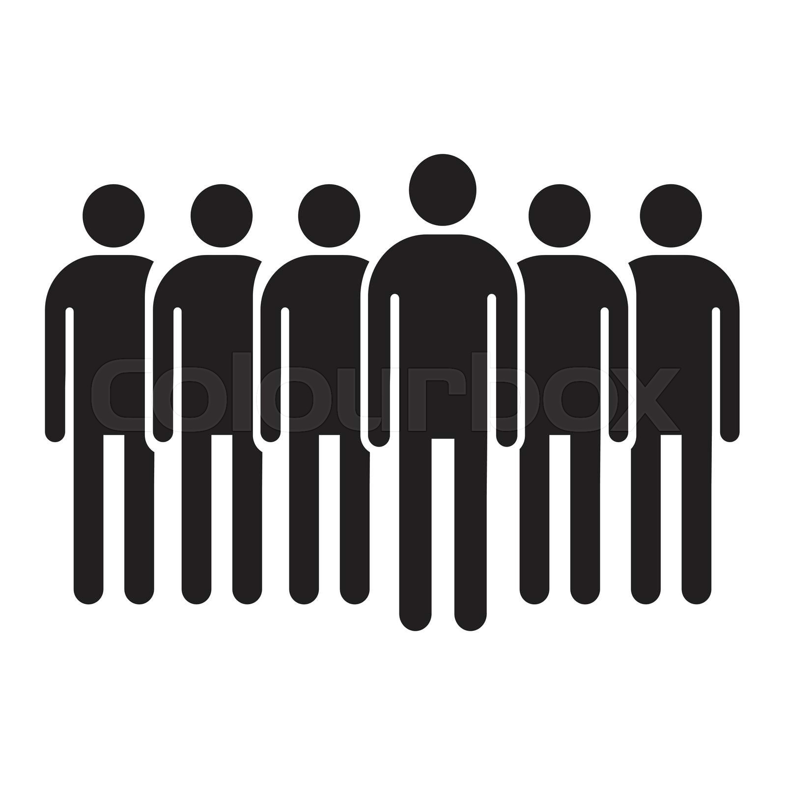 Population People Icon Illustration design | Stock vector | Colourbox