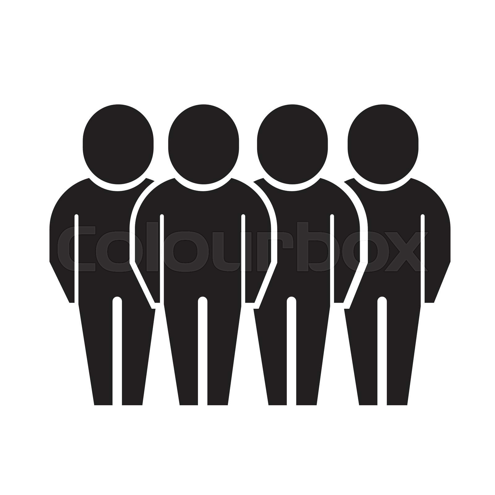 Population People Icon Illustration design | Stock vector | Colourbox