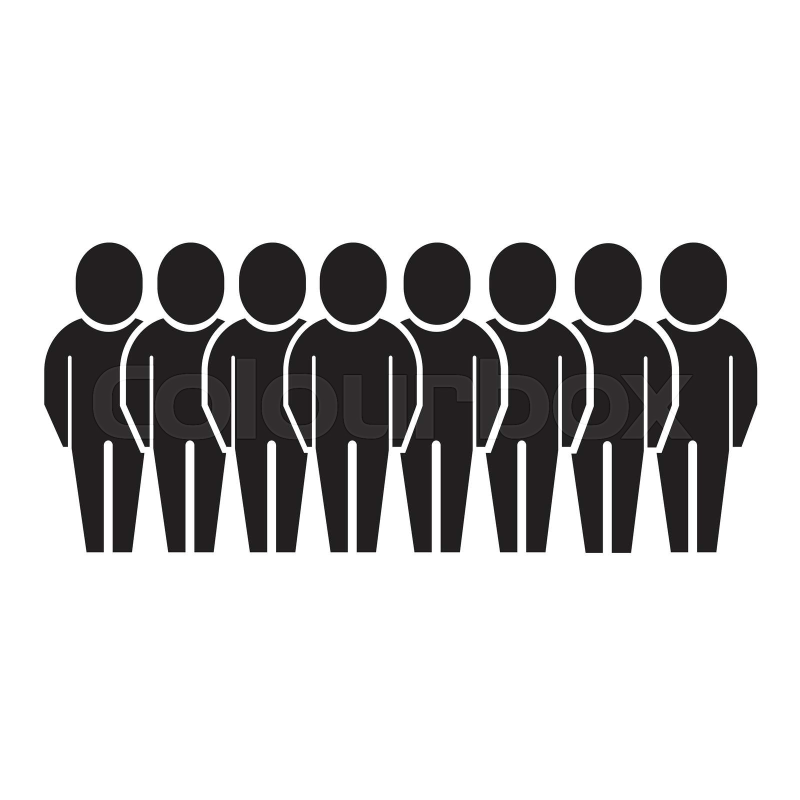 Population People Icon Illustration design | Stock vector | Colourbox